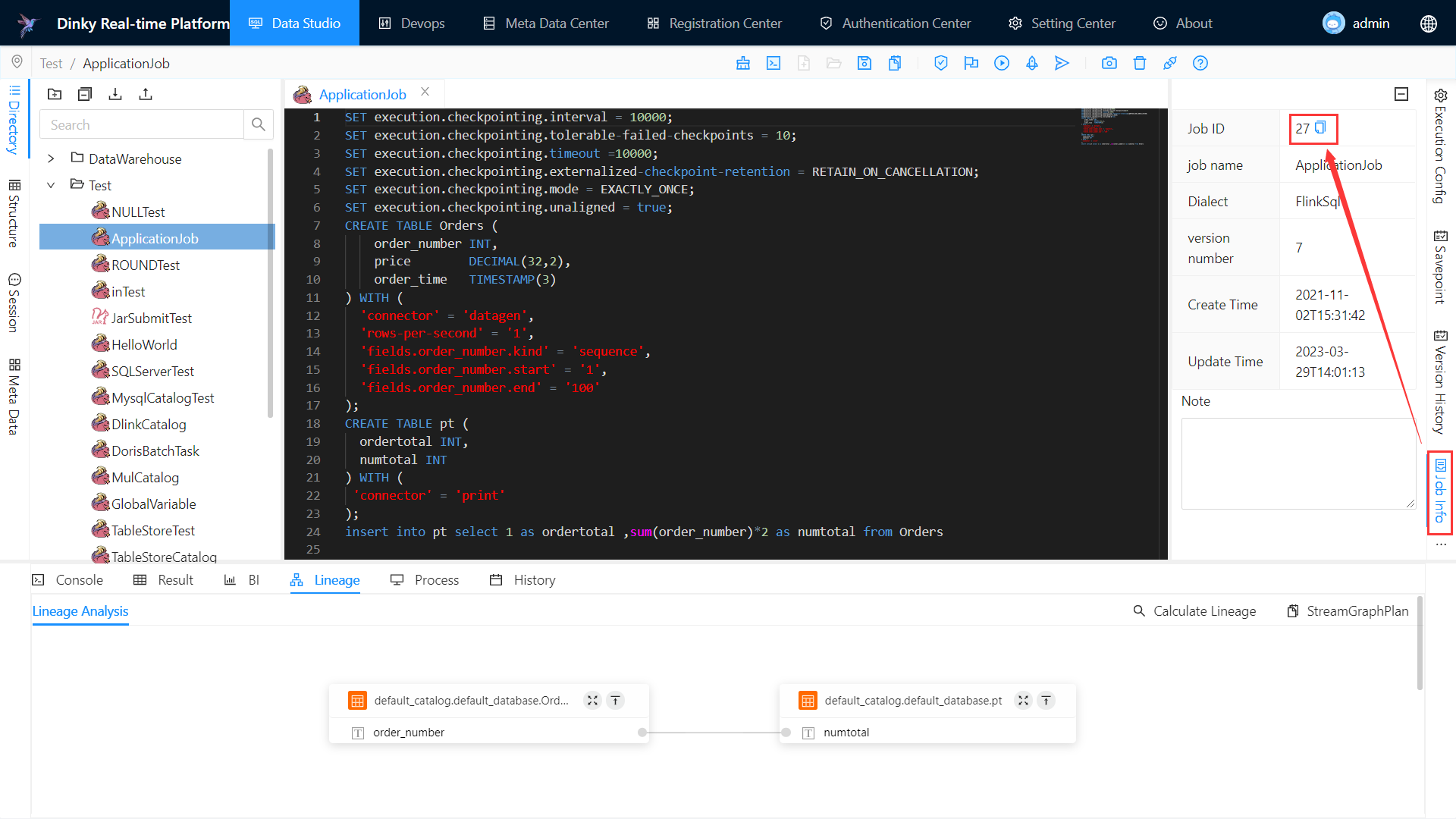 任务类型 - Dinky - 《Apache DolphinScheduler 中文版 3.2.1》 - Devlive 开源社区(devlive.org)