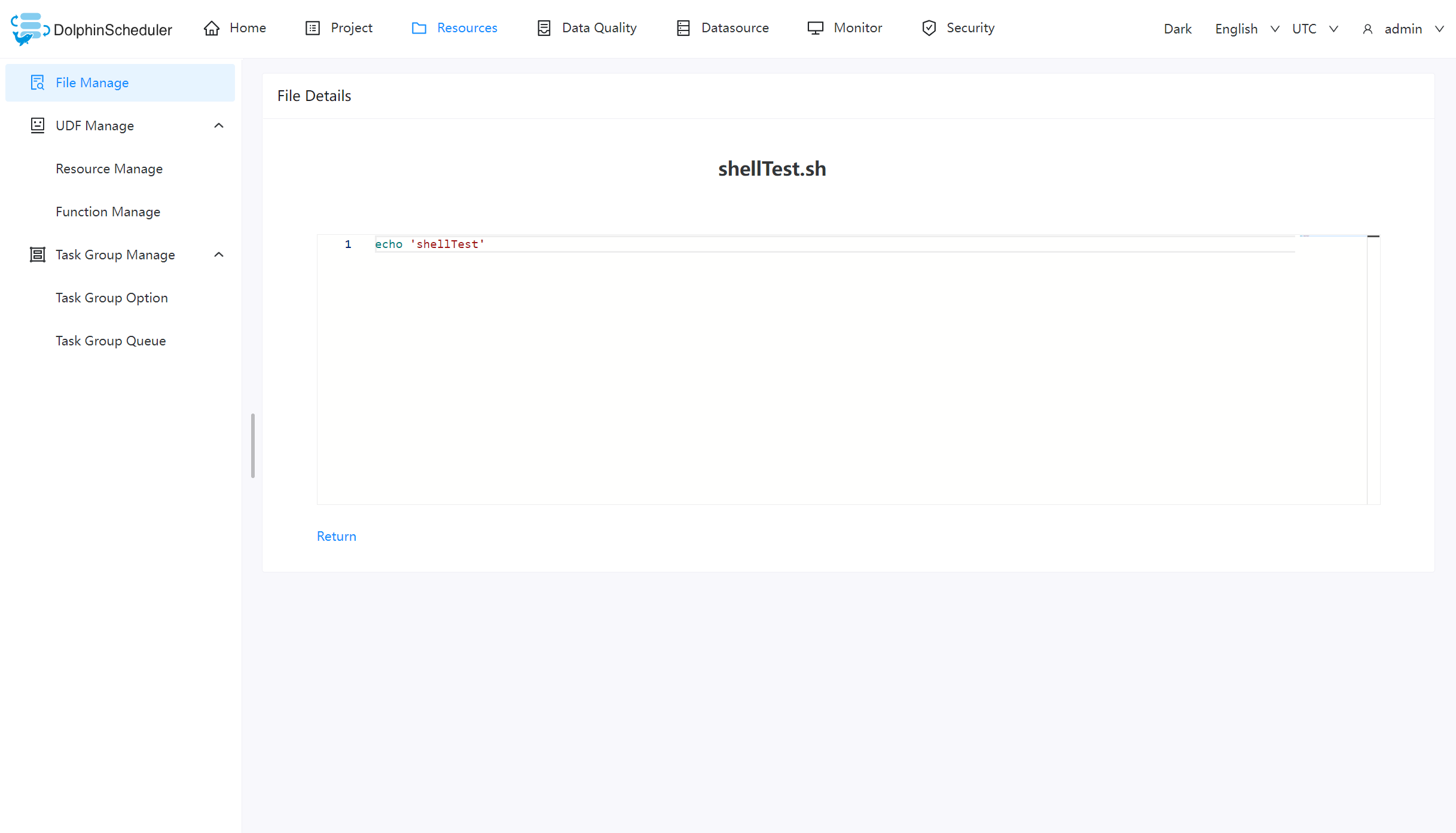 资源中心 - 文件管理 - 《Apache DolphinScheduler 中文版 3.2.1》 - Devlive 开源社区(devlive.org)