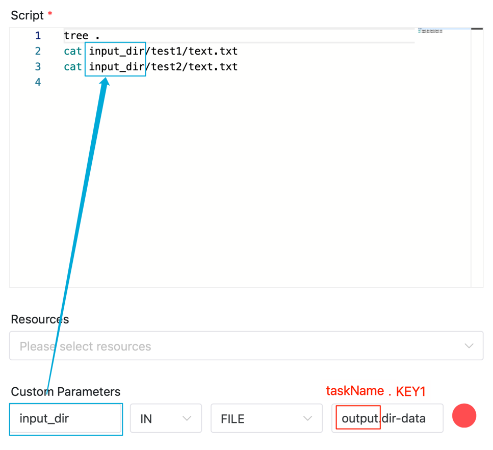 参数 - 文件参数传递 - 《Apache DolphinScheduler 中文版 3.2.1》 - Devlive 开源社区(devlive.org)
