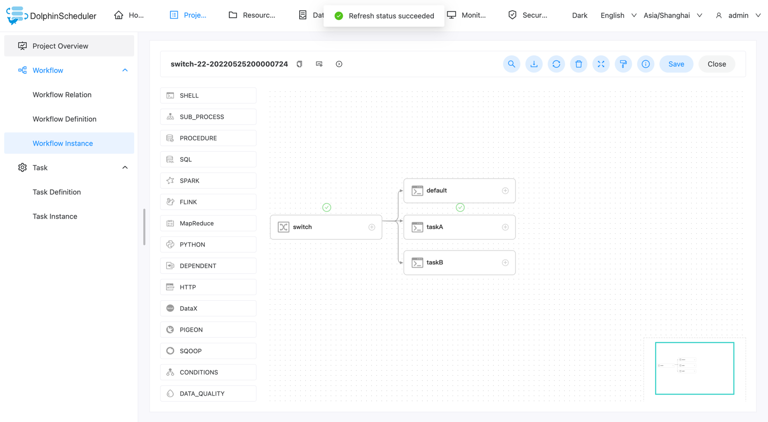 任务类型 - Switch - 《Apache DolphinScheduler 中文版 3.2.1》 - Devlive 开源社区(devlive.org)