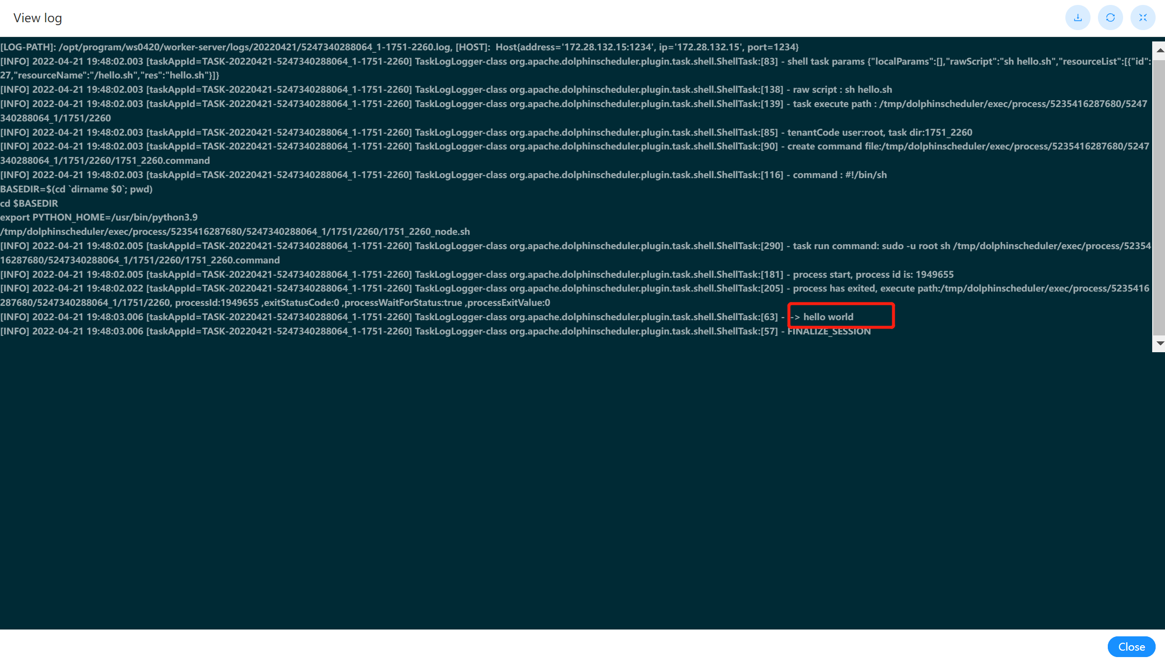 资源中心 - 文件管理 - 《Apache DolphinScheduler 中文版 3.2.1》 - Devlive 开源社区(devlive.org)