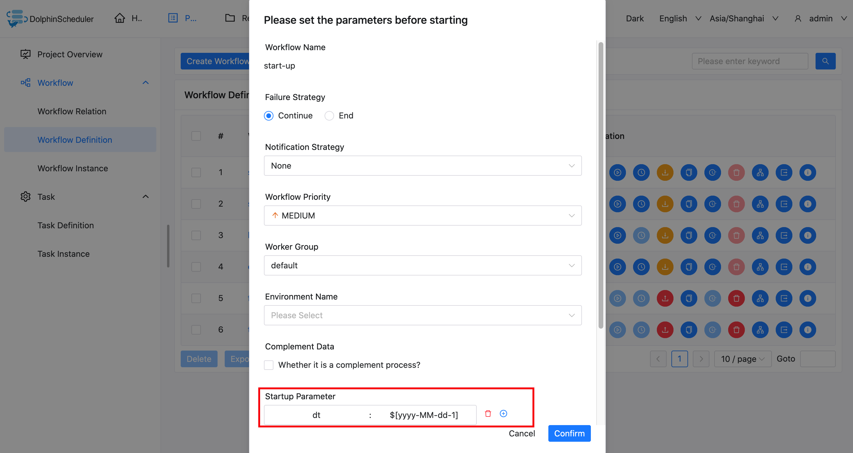 参数 - 启动参数 - 《Apache DolphinScheduler 中文版 3.2.1》 - Devlive 开源社区(devlive.org)