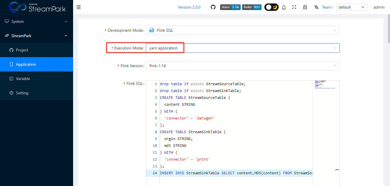 用户指南 - 快速上手 - 《Apache StreamPark 中文版 2.1.4-incubating》 - Devlive 开源社区(devlive.org)
