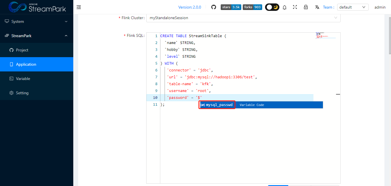 用户指南 - 快速上手 - 《Apache StreamPark 中文版 2.1.4-incubating》 - Devlive 开源社区 ...