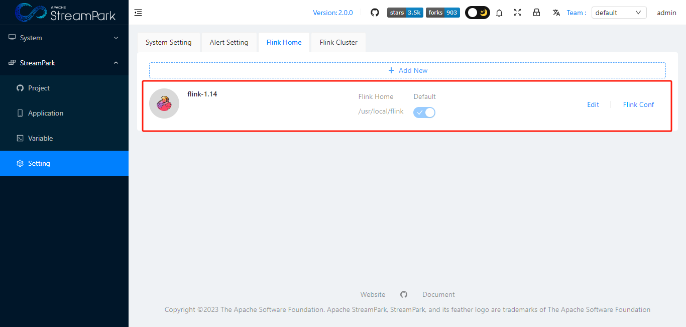 用户指南 - 快速上手 - 《Apache StreamPark 中文版 2.1.4-incubating》 - Devlive 开源社区(devlive.org)