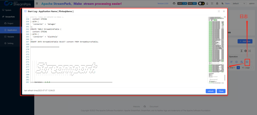 用户指南 - 快速上手 - 《Apache StreamPark 中文版 2.1.4-incubating》 - Devlive 开源社区 ...