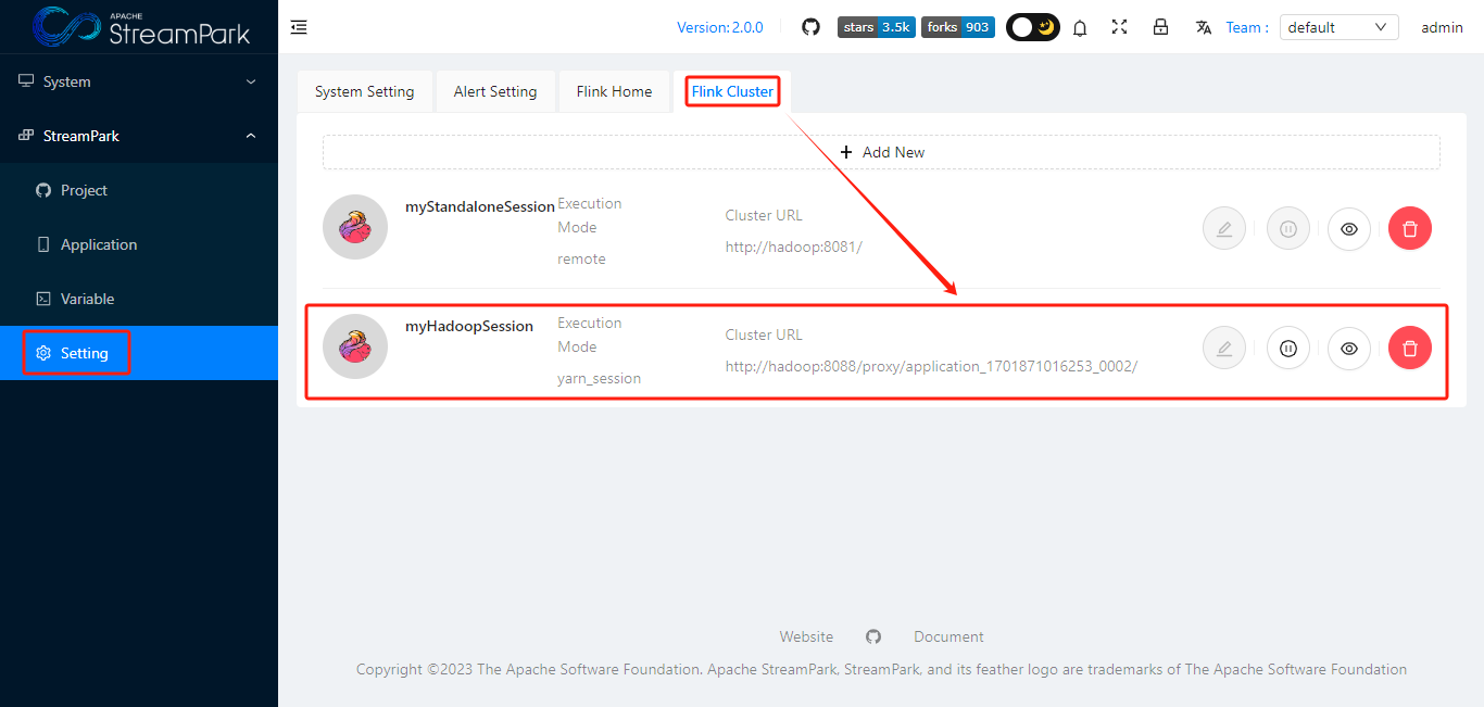 用户指南 - 快速上手 - 《Apache StreamPark 中文版 2.1.4-incubating》 - Devlive 开源社区 ...