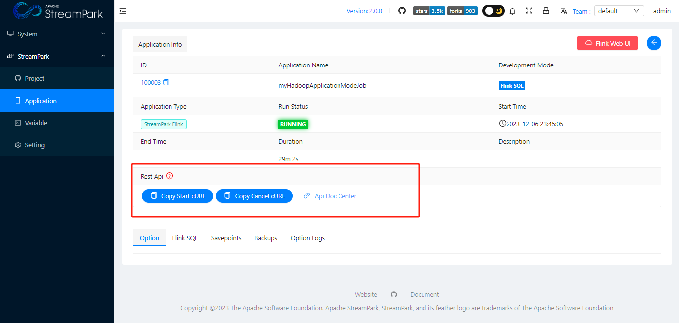 用户指南 - 快速上手 - 《Apache StreamPark 中文版 2.1.4-incubating》 - Devlive 开源社区 ...