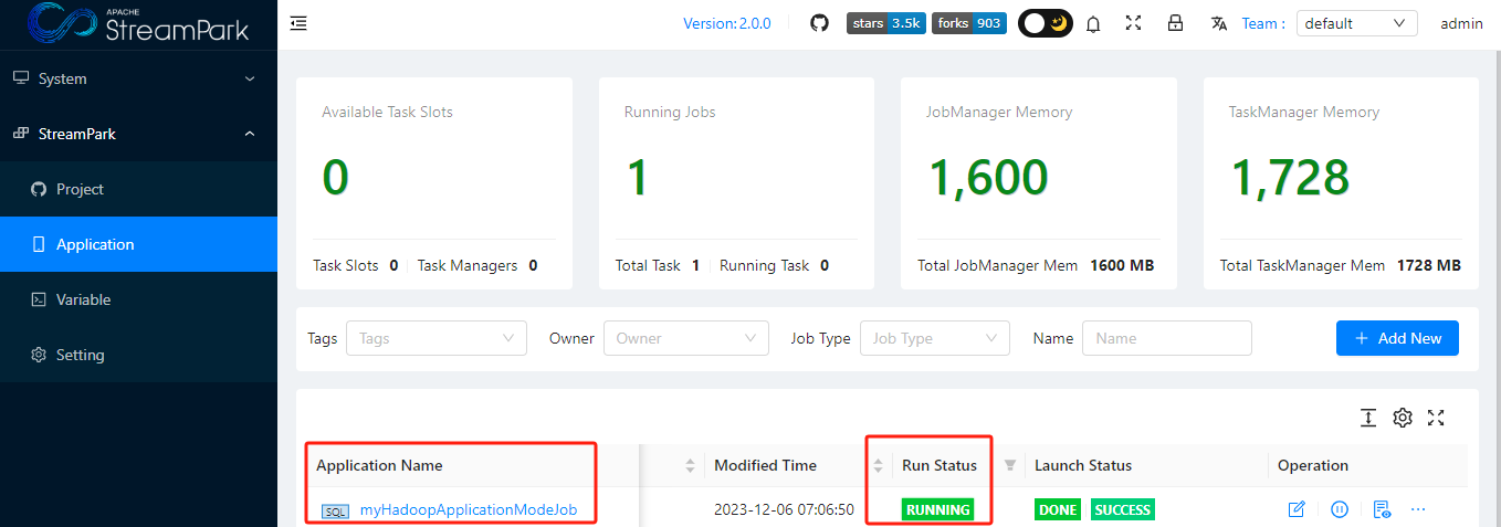 用户指南 - 快速上手 - 《Apache StreamPark 中文版 2.1.4-incubating》 - Devlive 开源社区(devlive.org)